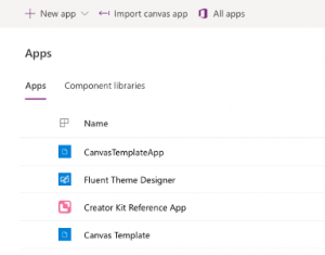 Fluent UI Details List and Command Bar Components in Power Apps Canvas App Power Apps | Arash ...