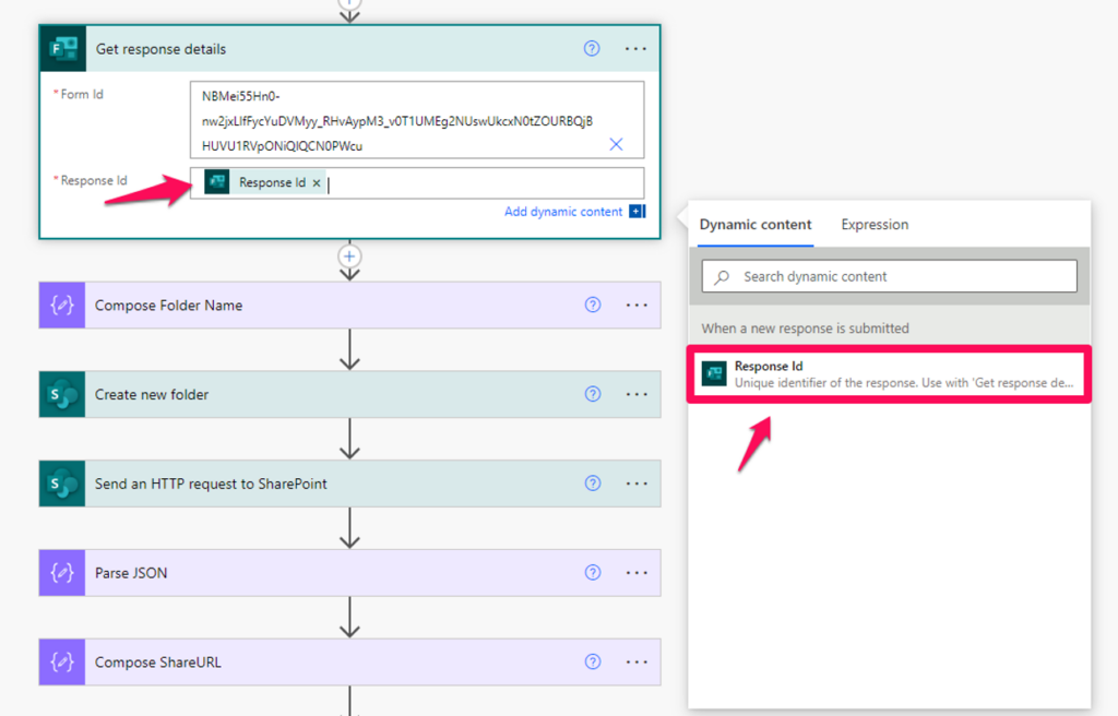 Generating "Request Files" link in SharePoint with Power Automate for ...