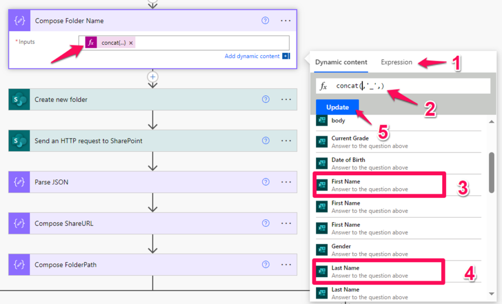 Generating "Request Files" link in SharePoint with Power Automate for ...